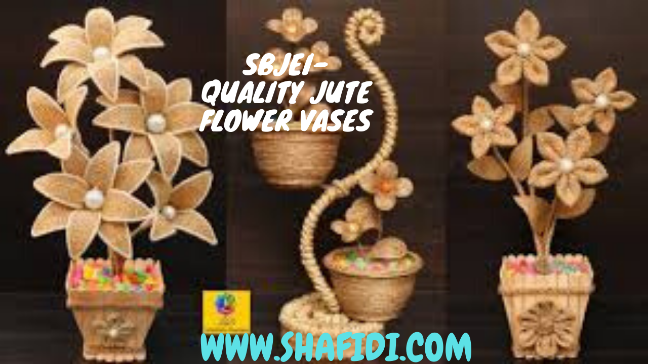 JUTE FLOWER VASES